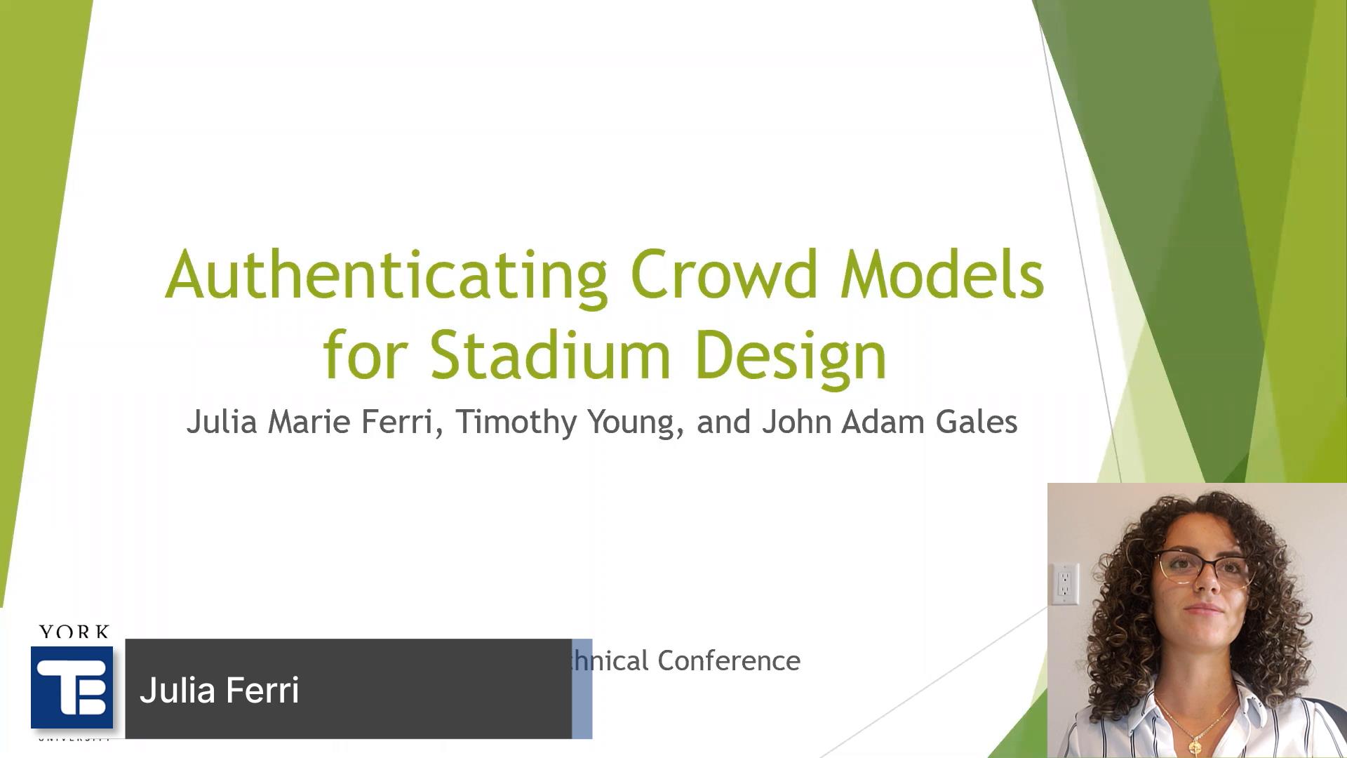 Authenticating Crowd Simulation Software Models For Stadium Design ...