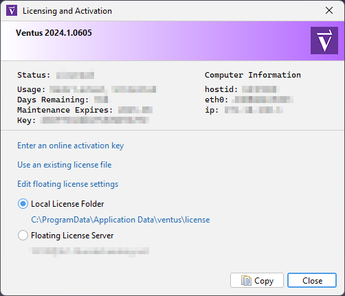 Ventus User Manual | Thunderhead Support
